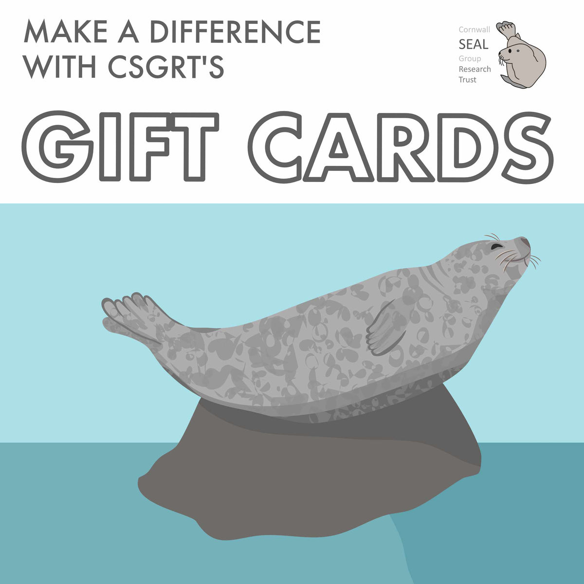 Marine Conservation Charity Gift Card – Cornwall Seal Group Research Trust